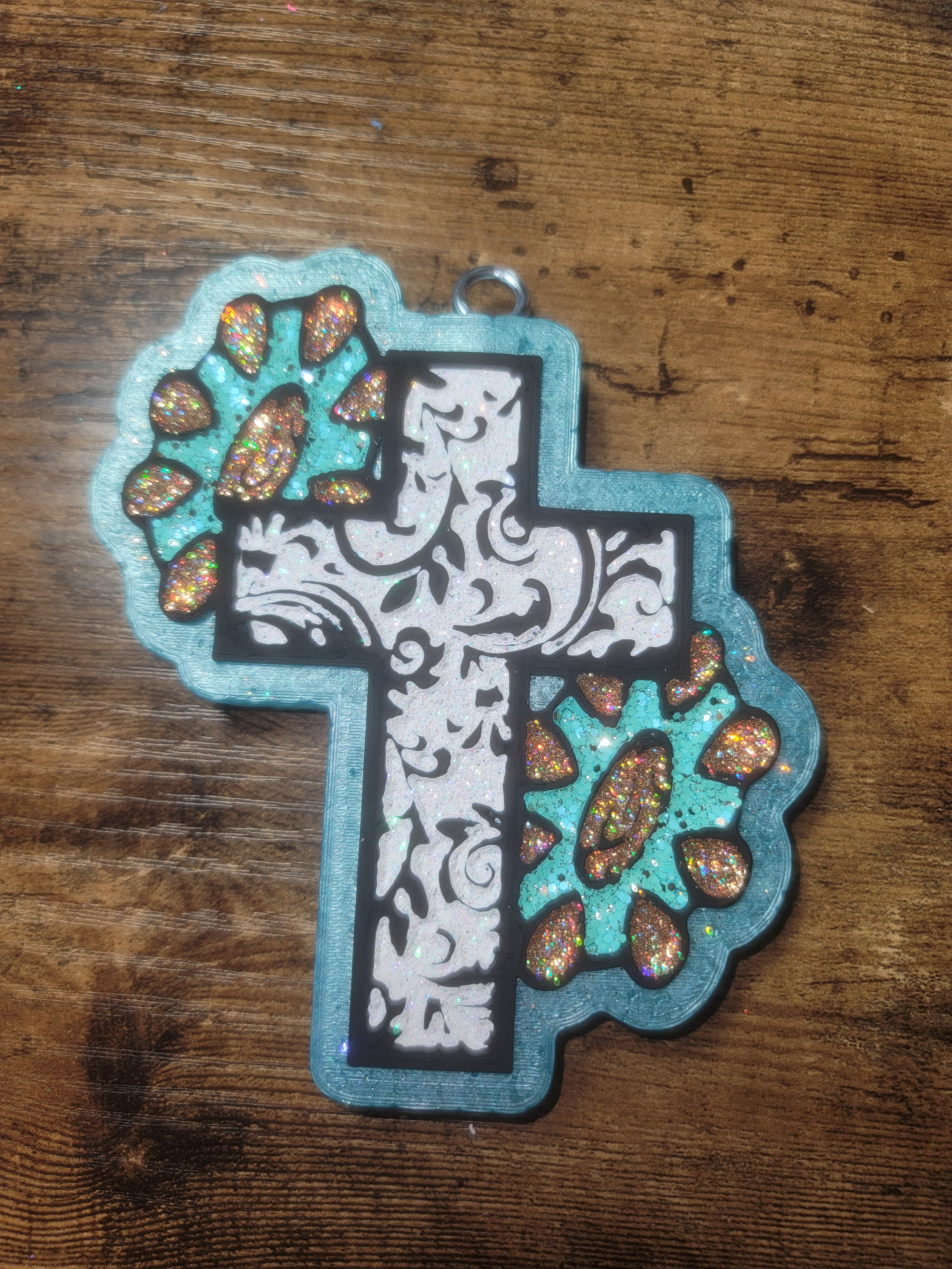Tooled Cross Concho Mold | Texas Craft Junkie
