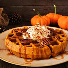 Pumpkin Pecan Waffles | Texas Craft Junkie