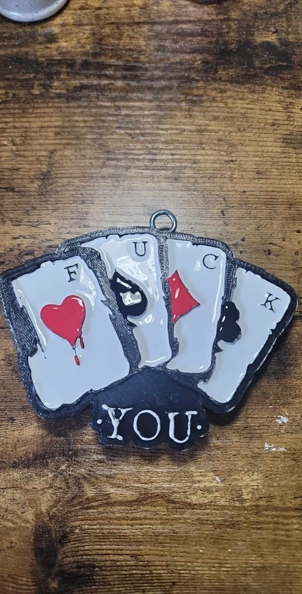 FU Cards Mold | Texas Craft Junkie