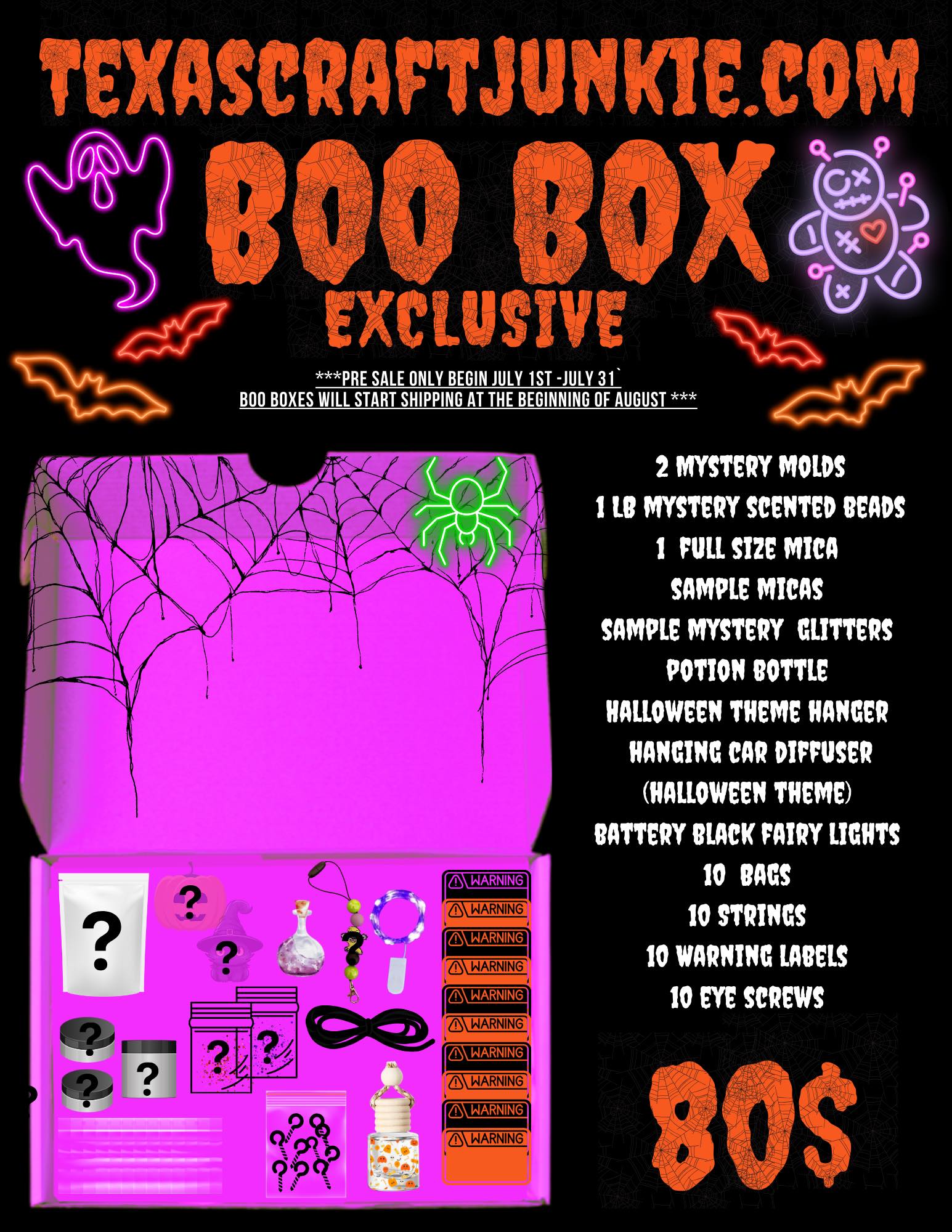 Large Boo Box 7-14 days tat | Texas Craft Junkie